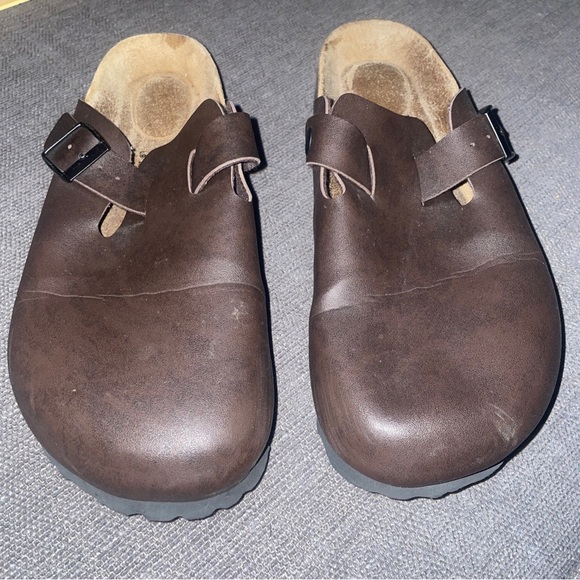 Birkenstock | Shoes | Betula Birkenstock Womens Boston Mule Clogs Brown ...